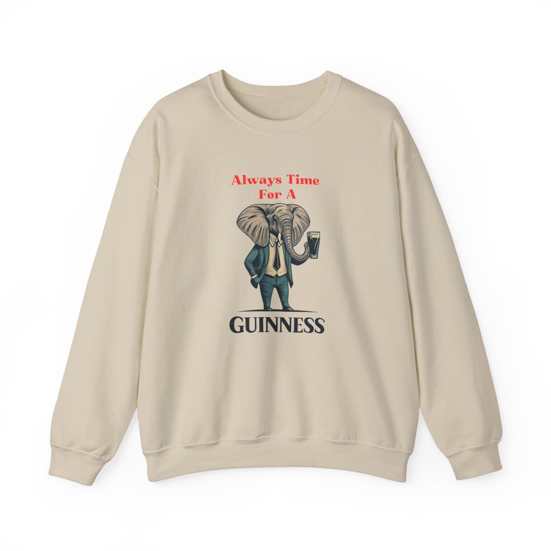 Guinness Unisex Crewneck Sweatshirt, Guinness Retro, Always Time for A ...
