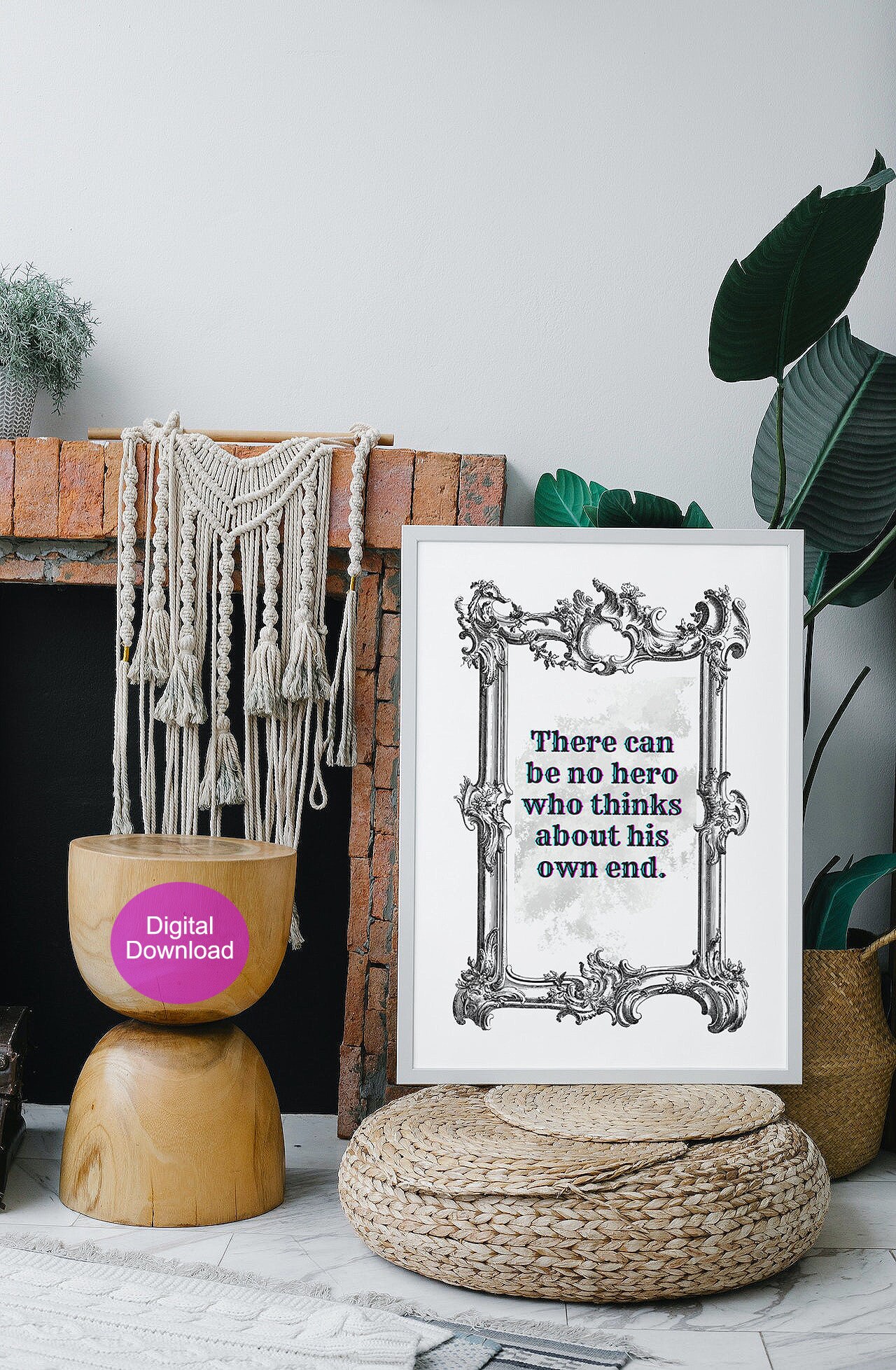 Vintage Border Motivational Affirmation Positive Digital - Etsy