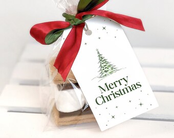 Merry Christmas Gift Tag Printable, Printable Christmas Gift Tag ...