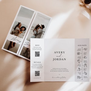 Folded Invitation - Etsy