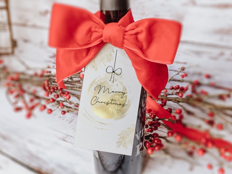 Merry Christmas Gift Tag Printable, Printable Christmas Gift Tag ...