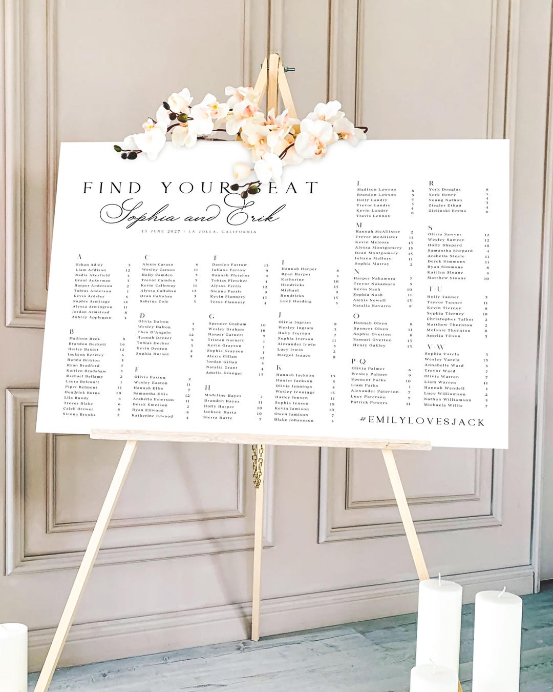 Seating Plan, Wedding Seating Card Template, Printable Seating Cards ...