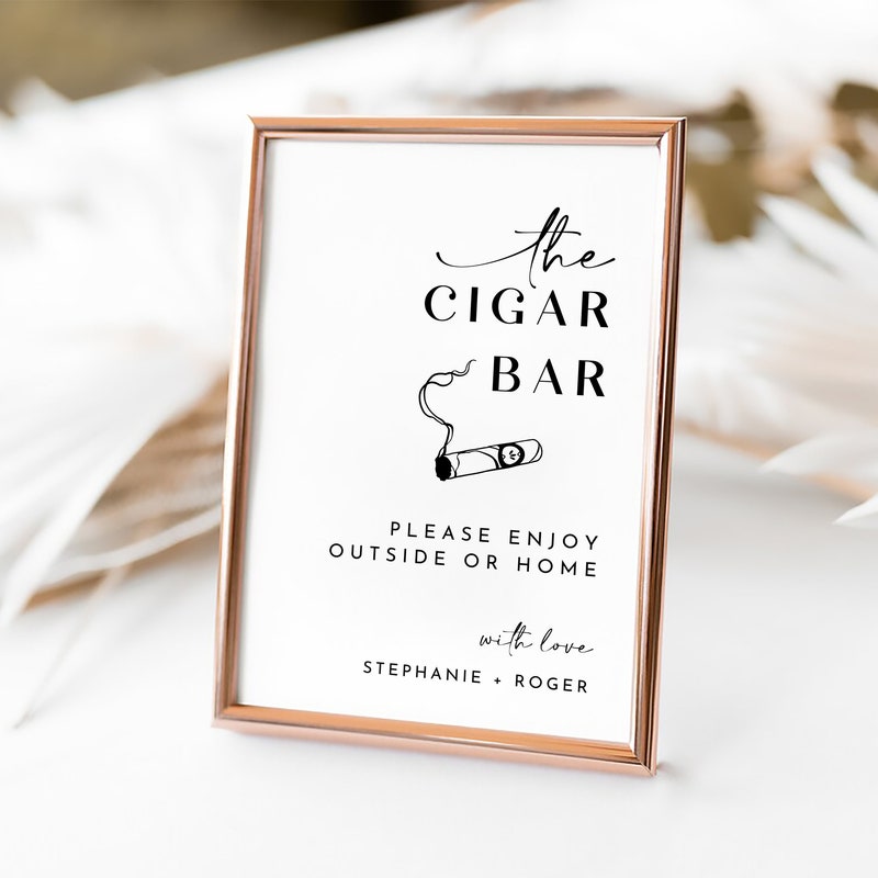 Cigar Bar Sign - Etsy