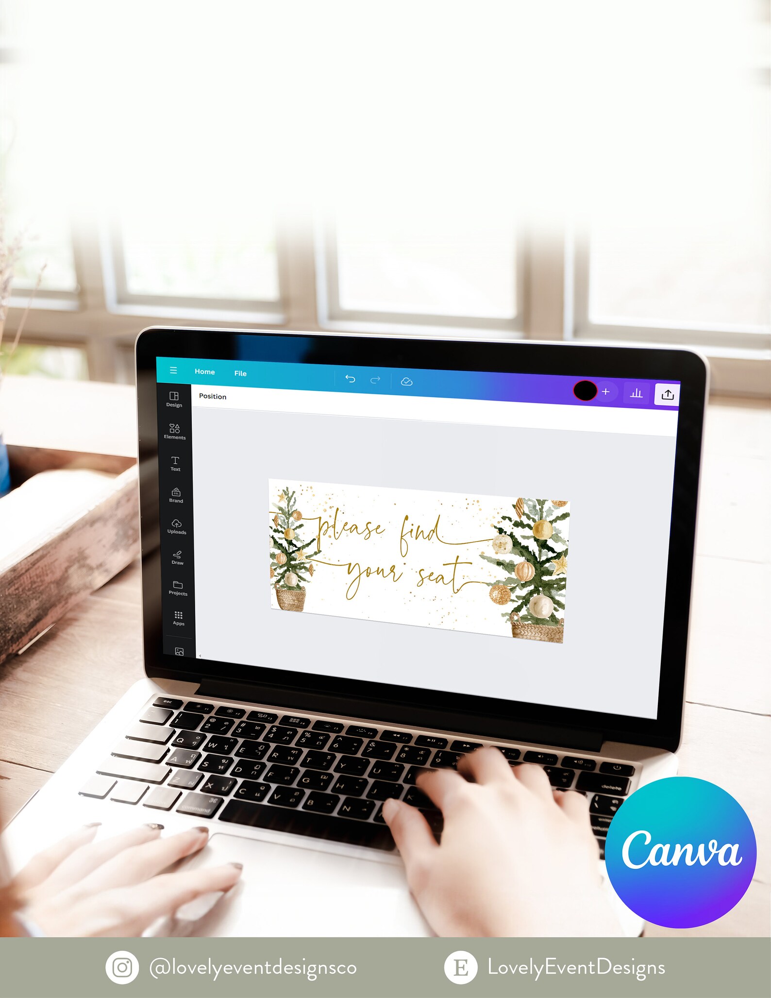 Christmas Seating Chart Cards, Holiday Seating Chart Wedding, Wedding ...