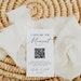 Minimalist Photo Guest Book Canva Template, QR Code Wedding Sign, QR ...