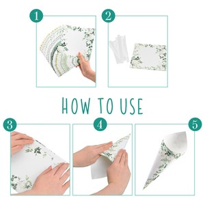 DIY Petal Cone, Paper Cone, Wedding Toss, Confetti Toss, PERSONALIZED ...