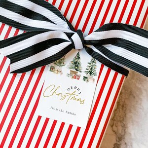 Merry Christmas Gift Tag Printable, Printable Christmas Gift Tag ...