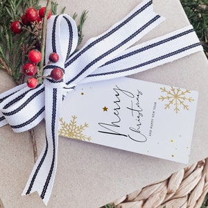 Merry Christmas Gift Tag Printable, Printable Christmas Gift Tag ...