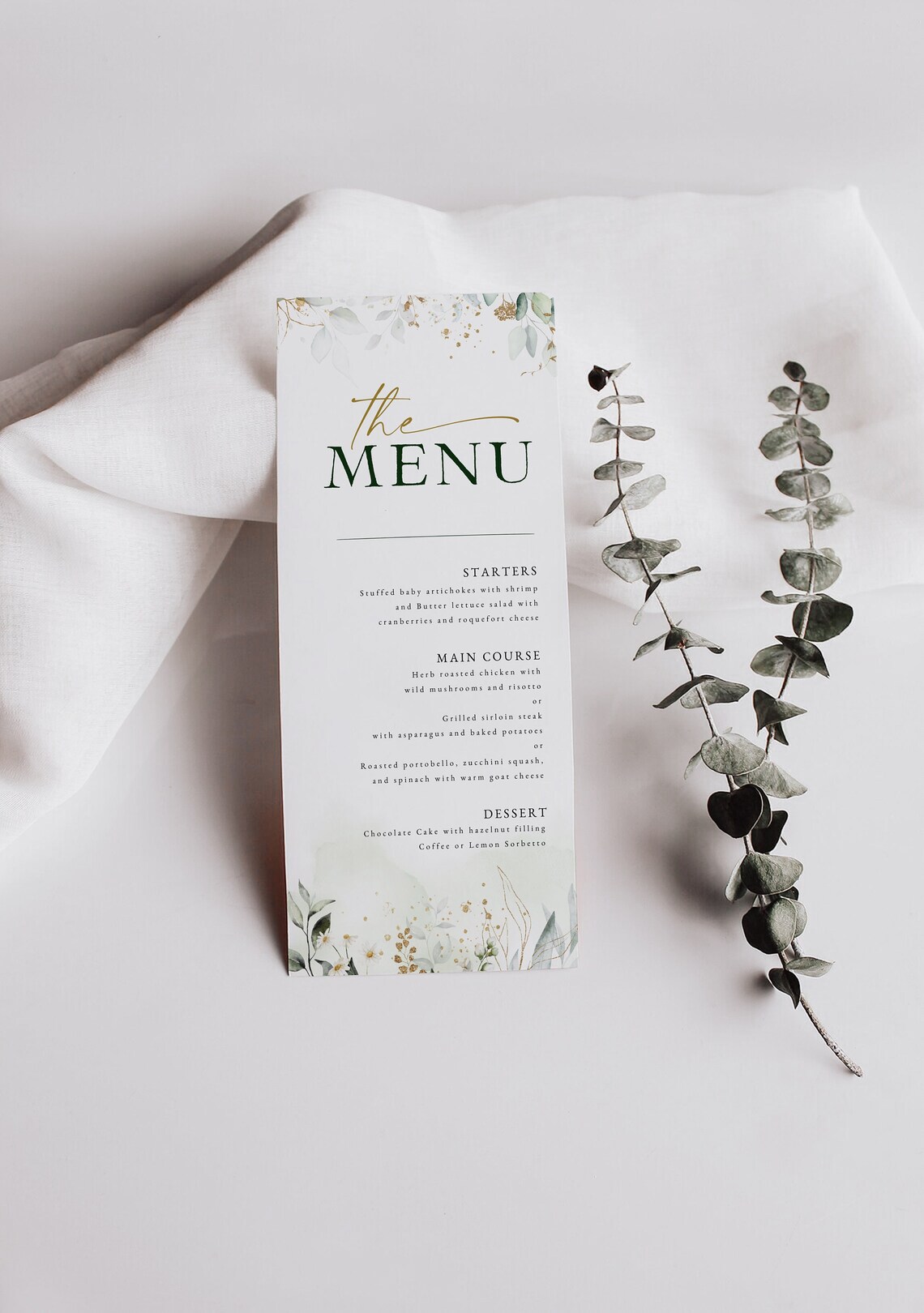 Minimalist Wedding Menu Template Modern Script Wedding Dinner - Etsy