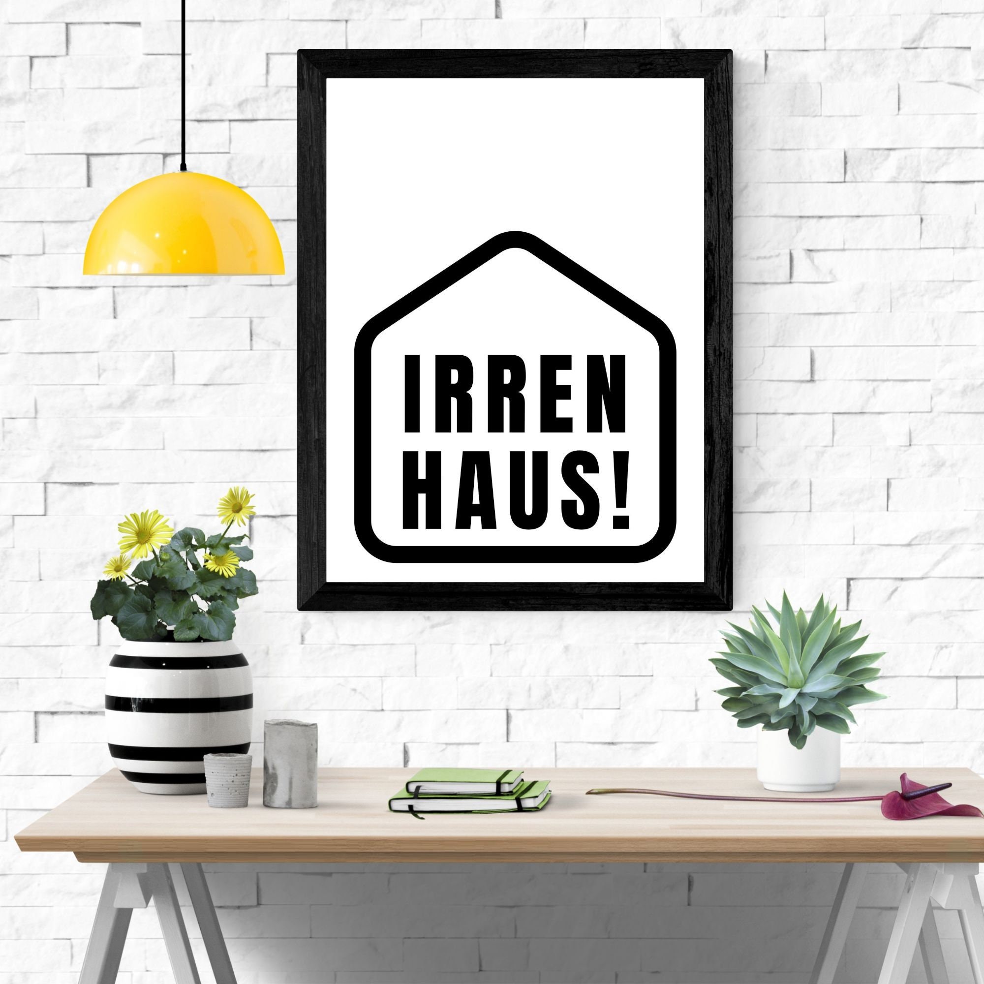 Art Print: | Sayings Poster | "mascular House" | Funny Poster ...
