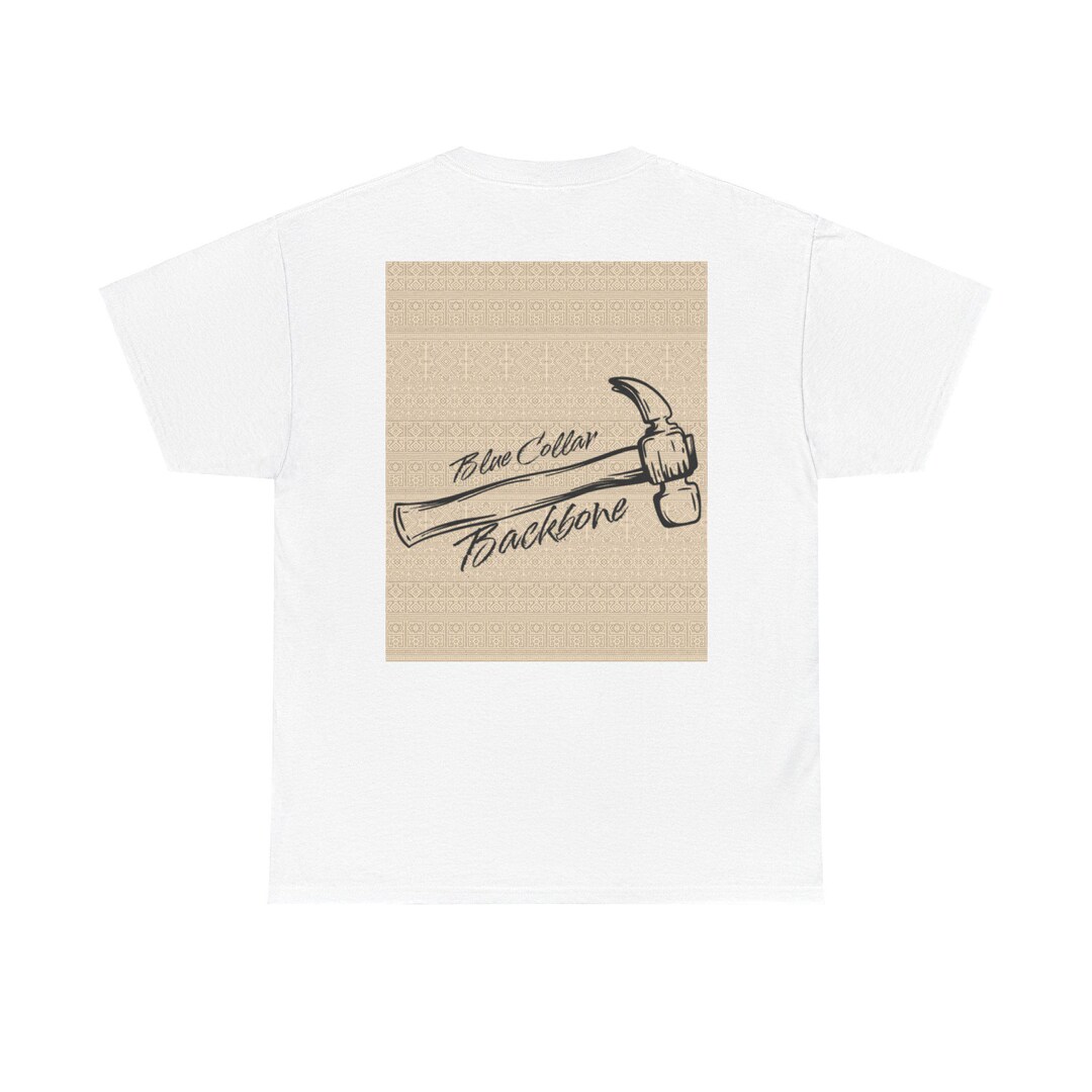 Blue Collar Backbone Aztec Tee - Etsy