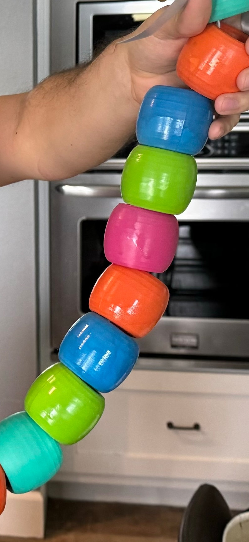 Cylindrical Bead STL File: Giant 3D Printing Bead (61mm) (digital ...