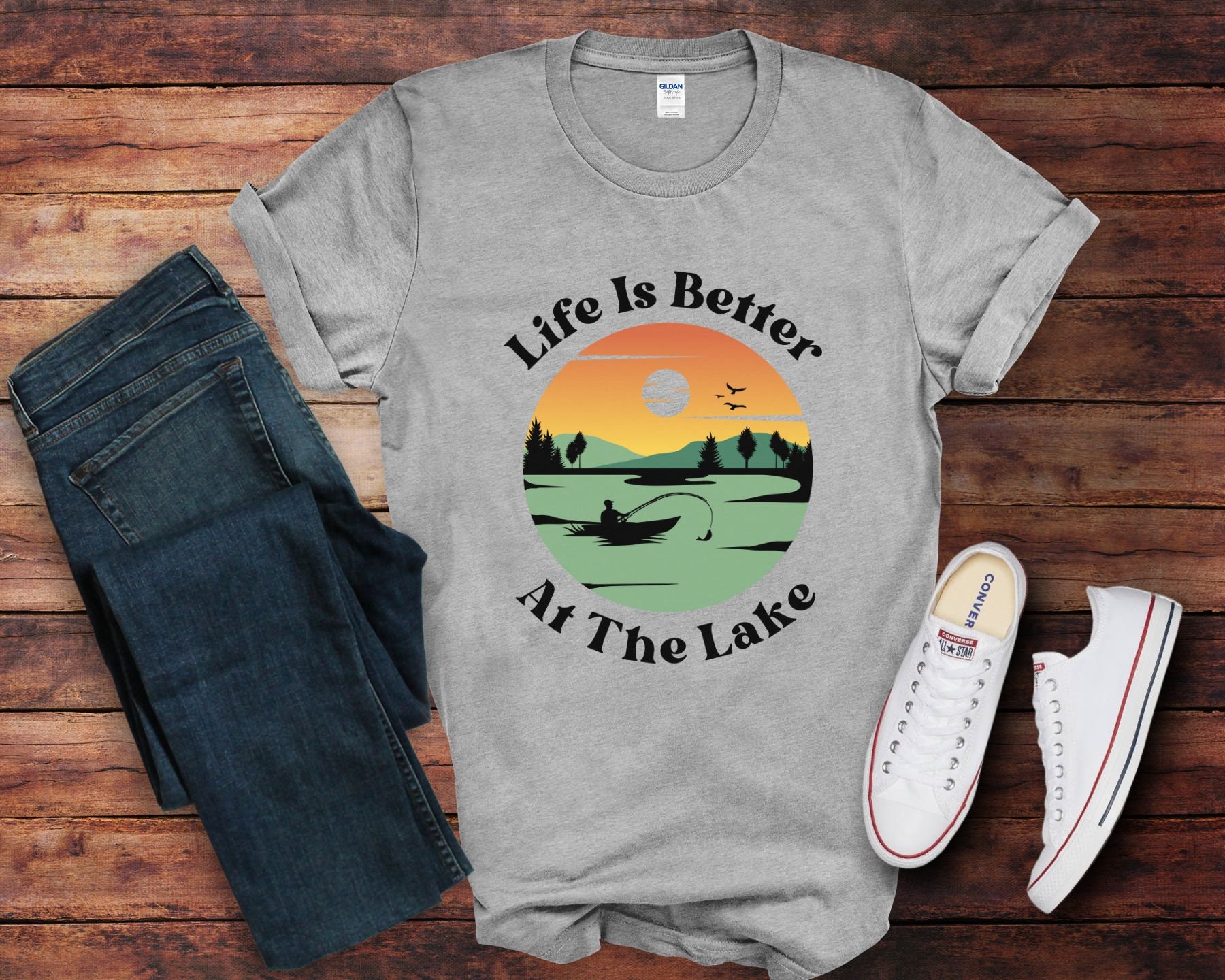 Lake Life Shirt, Life is Better at the Lake Shirt, Lake Shirt, Summer Shirt, Camping Shirt ...