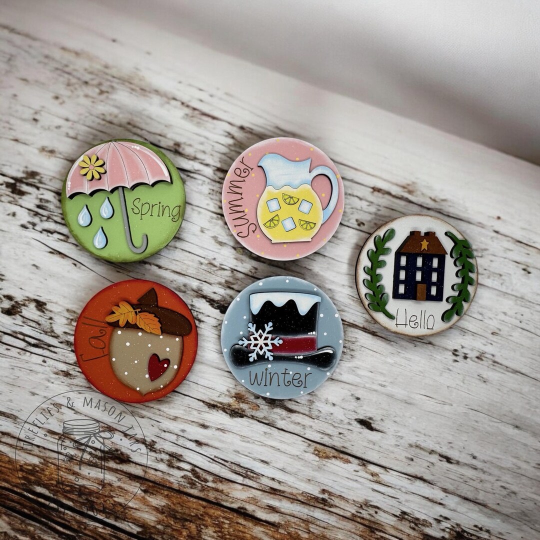 Seasonal Bundle | 3" Seasonal Interchangeable Rounds - Etsy