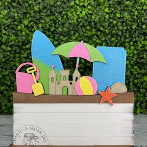 Beach | Add-on for Large Flower Baskets and More. Interchangeable Home ...