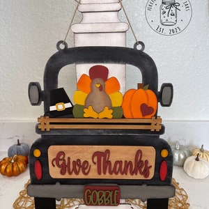 Farm Truck Add-on | GIVE THANKS | Thanksgiving Home Decor, Seasonal ...