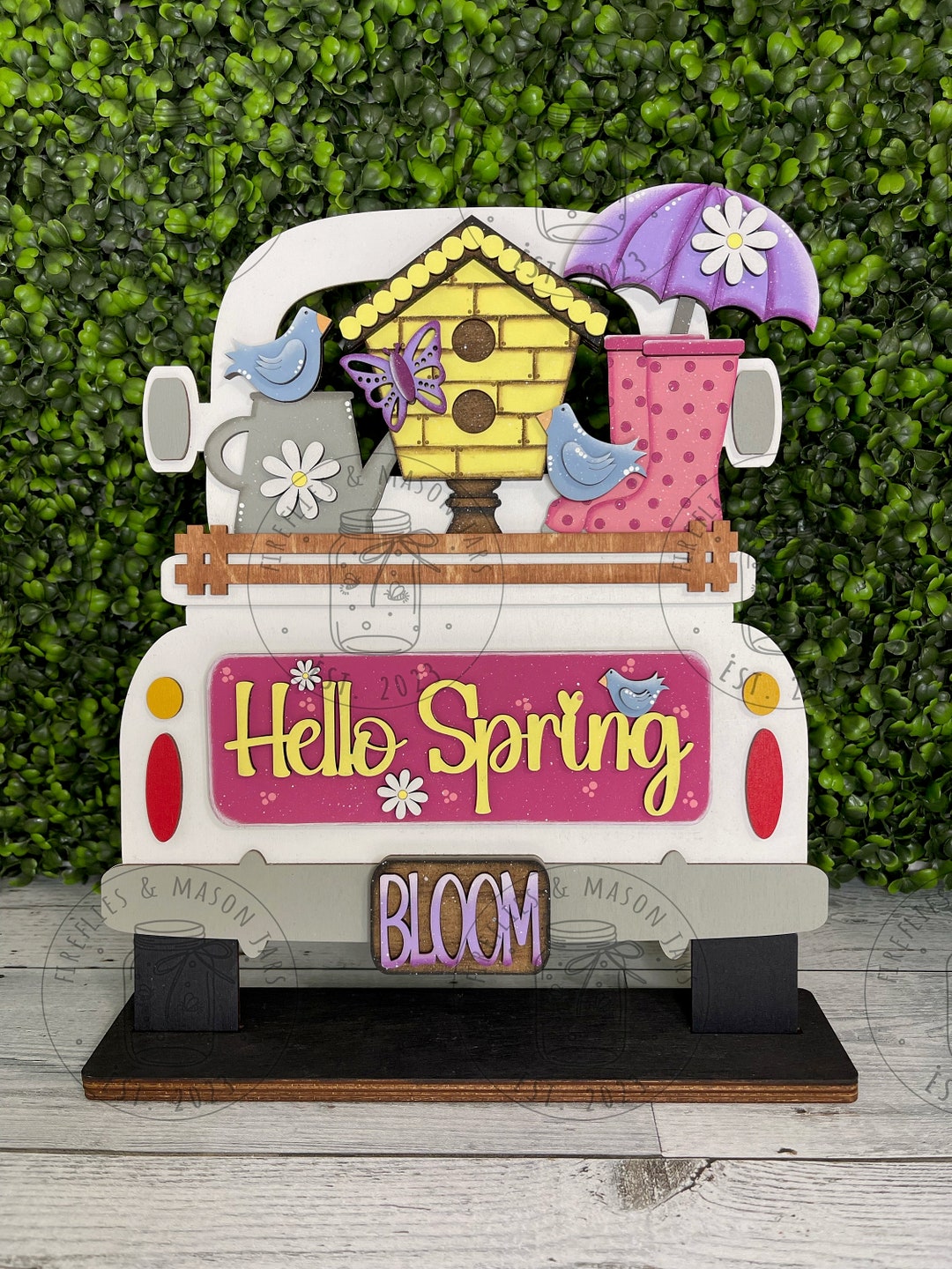 Farm Truck Add-on | HELLO SPRING | Spring Home Decor, Seasonal ...