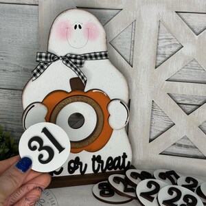 Standing Halloween Ghost Countdown Shelf Sitter, Gifts for Kids, Fall ...