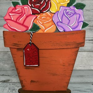 Roses | Add-on for Large Flower Baskets and More. Interchangeable Home ...