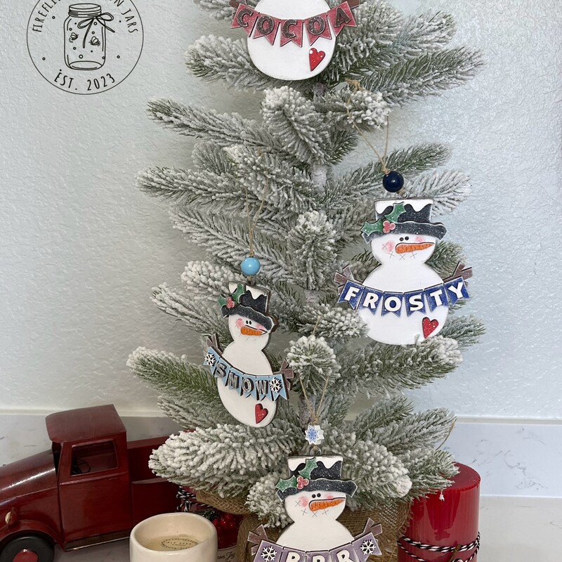 Snowman Banner - Etsy