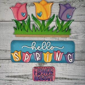 HELLO SPRING | 12" Truck Farm Truck Add-on - Etsy