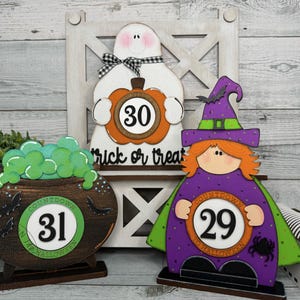 Standing Halloween Ghost Countdown Shelf Sitter, Gifts for Kids, Fall ...