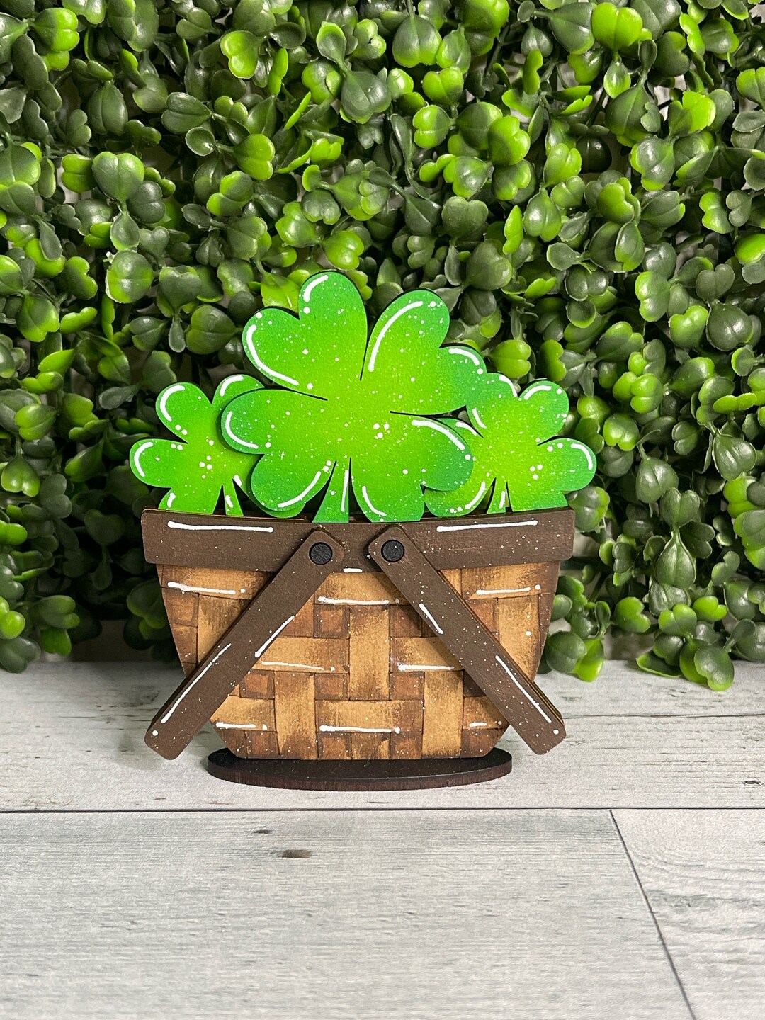 TINY CLOVERS, Interchangeable Flower Basket, Flowerpot, Market Stand ...