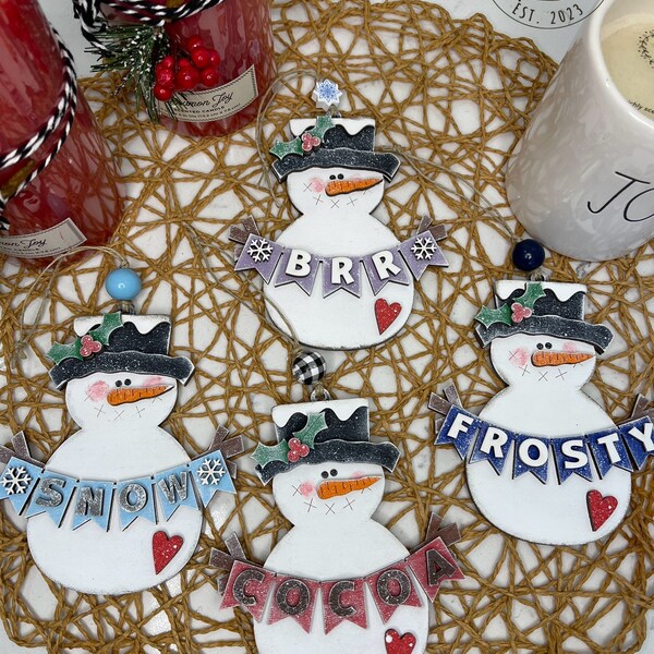 Snowman Banner - Etsy