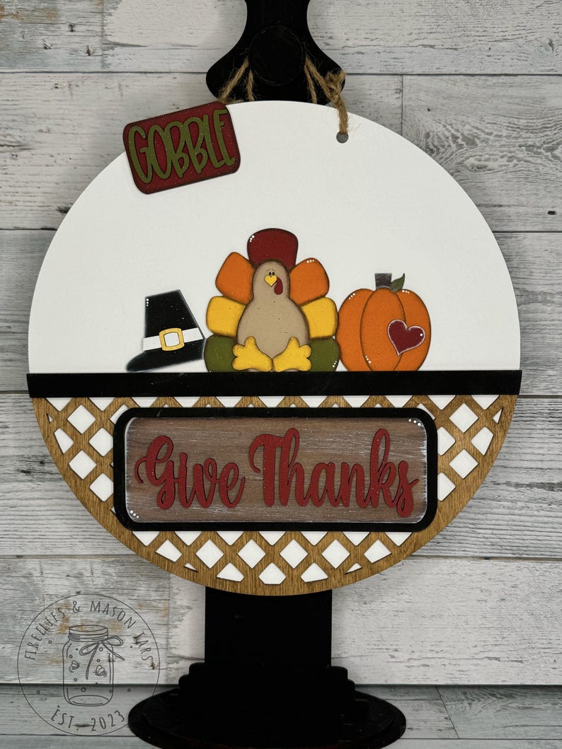 GIVE THANKS | 12" Farm Truck Add-on - Etsy