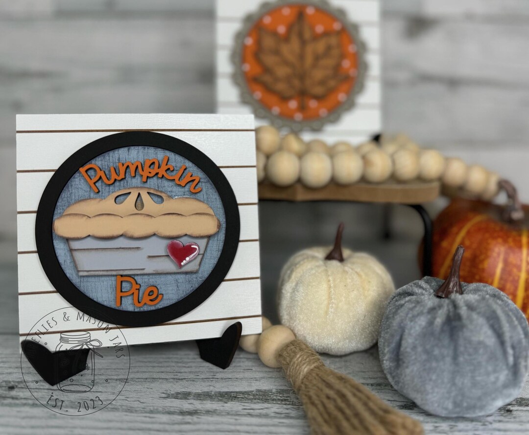 Shiplap Mini Sign: Farmhouse Decor for 3” Round Interchangeable Add-on ...