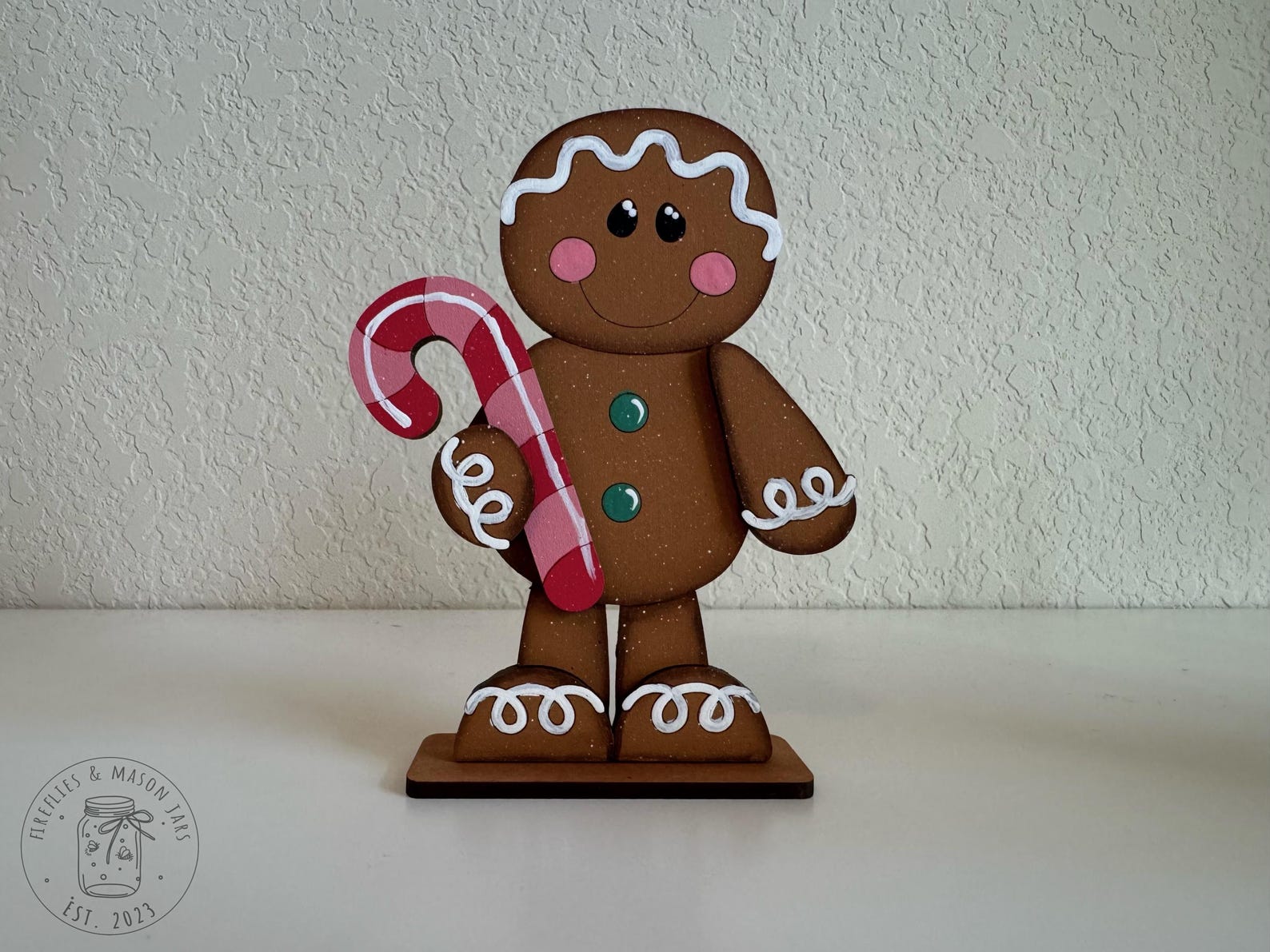 Gingerbread Standing Shelf Sitters, Winter Decorations, Tabletop Decor ...