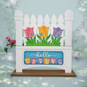 HELLO SPRING | 12" Truck Farm Truck Add-on - Etsy