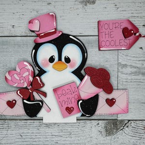Valentine's Day Penguin | Add-on for Large Flower Baskets and More ...