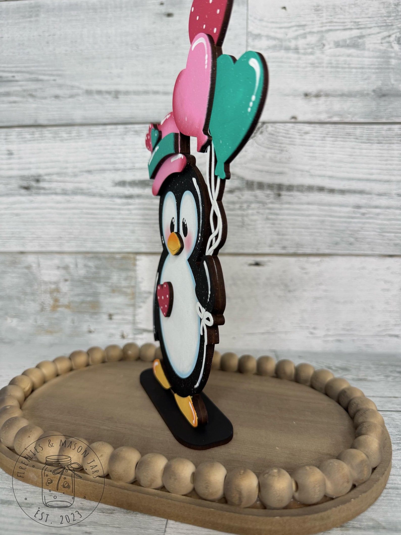 Valentine’s Day Penguin Standing Shelf Sitters, Winter Decorations ...
