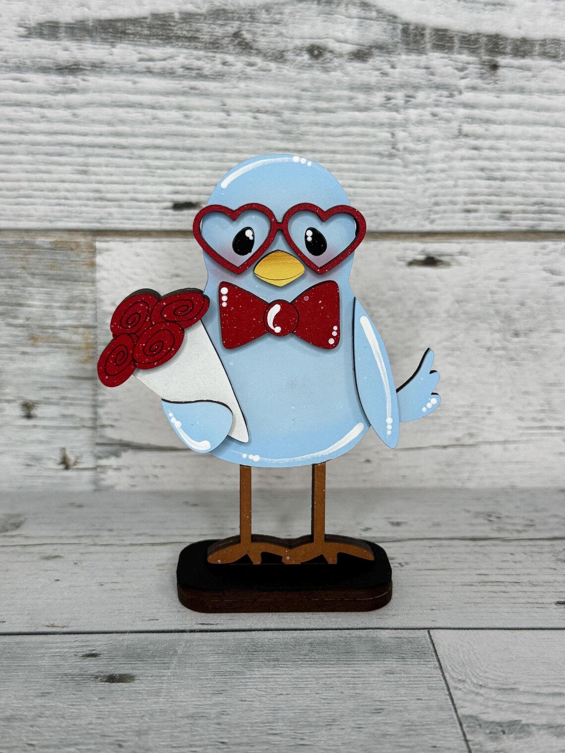Love Birds Valentines Day Shelf Sitters, Valentine’s Day Decor, Sold ...