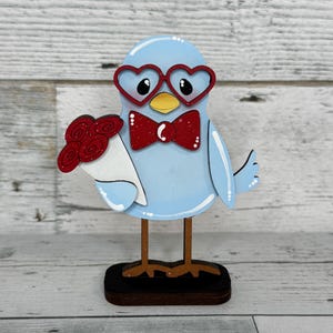 Love Birds Valentines Day Shelf Sitters, Valentine’s Day Decor, Sold ...