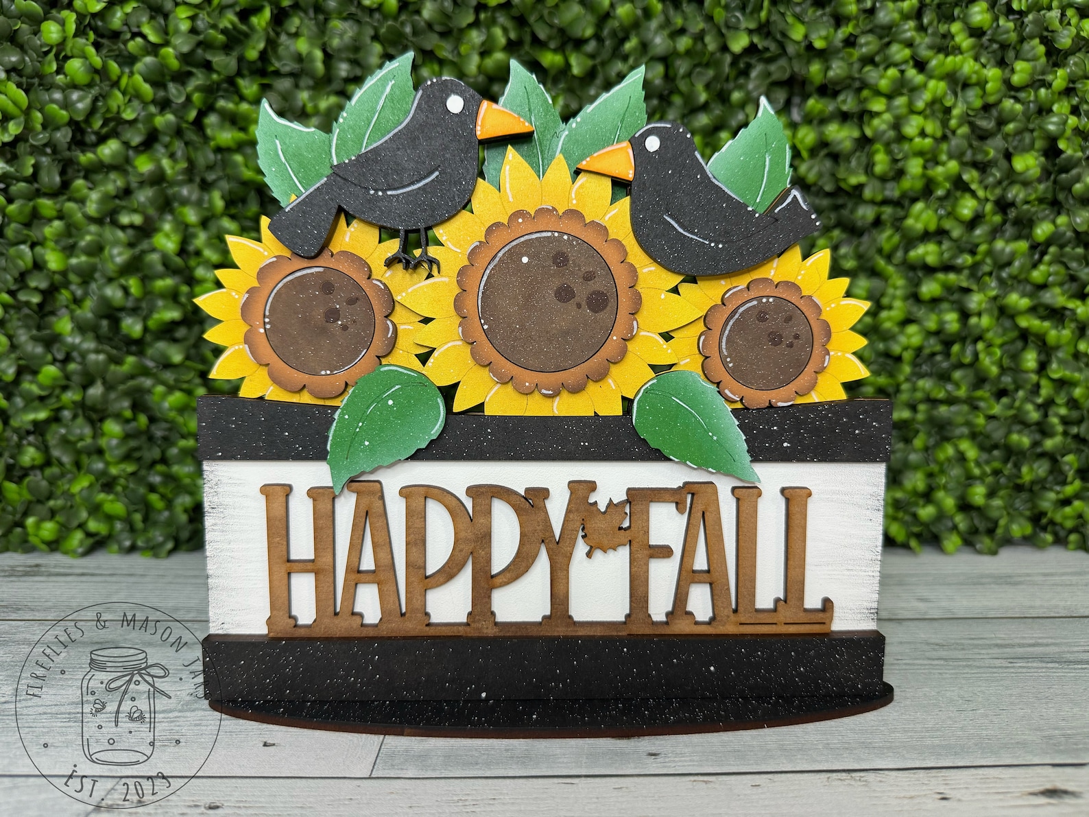 Sunflower Crow | Add-on for Large Flower Baskets and More ...