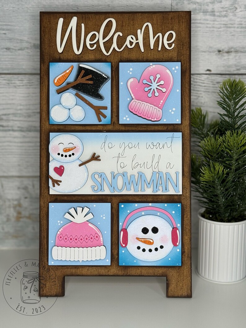 Winter MINI Leaning Ladder Tiles | Home Decor, Tiered Tray Decor ...
