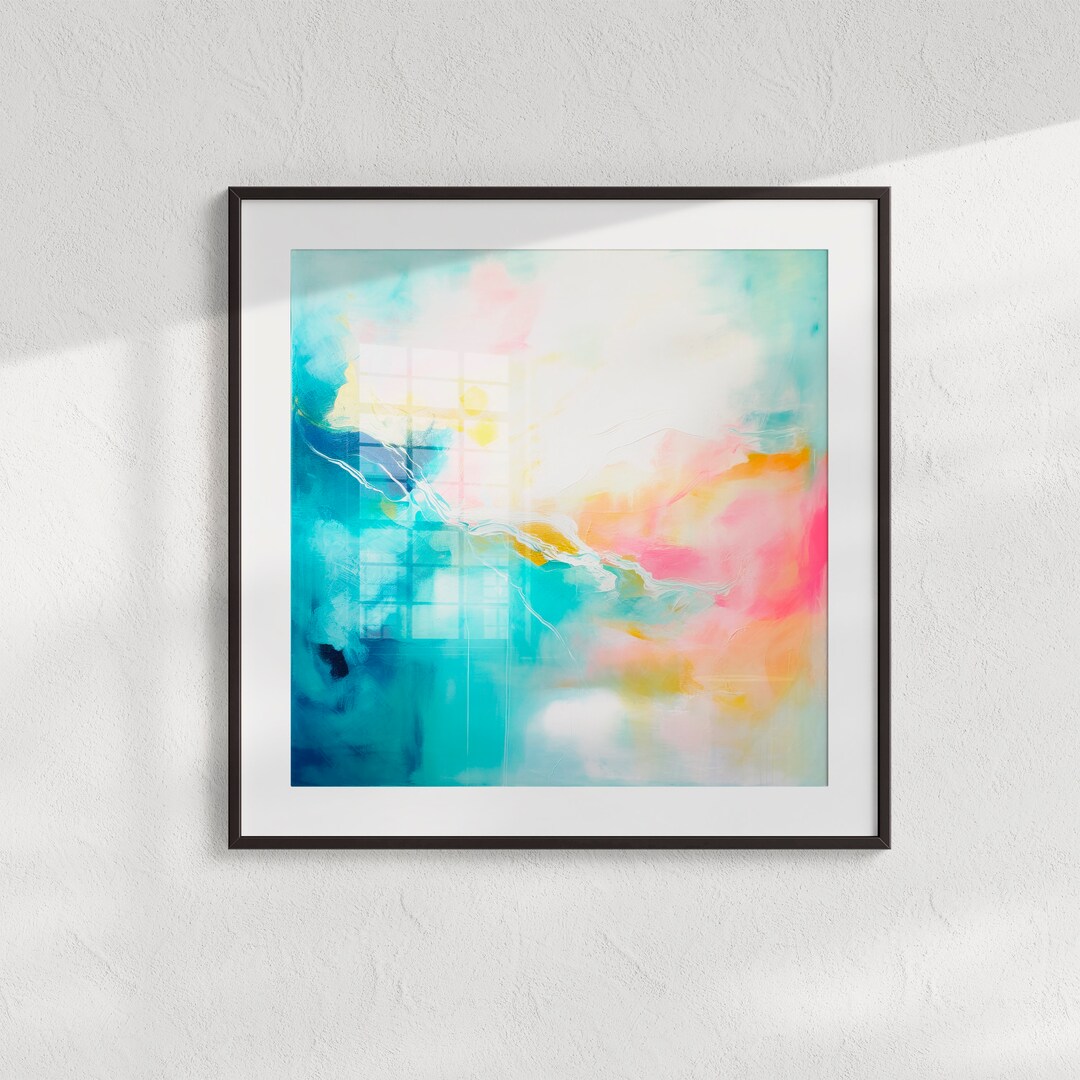 PRINTABLE ART Colorful Modern Wall Art Bright Colorful Digital Art ...