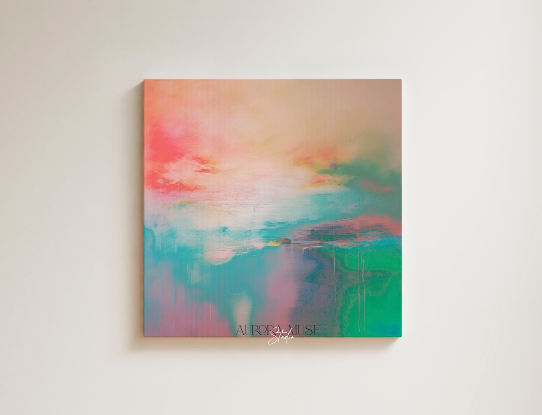 Colorful Modern Wall Art, Bright Colorful Art Prints, Colorful Painting ...