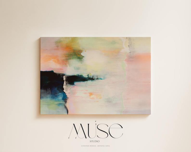 Abstract Painting Print, Neutral Colors Large Minimalist Abstract Art ...