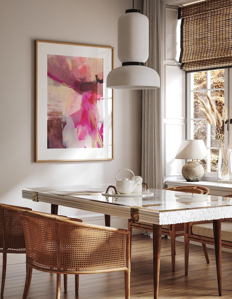 Fine Art Print by Muse Studio • Burgundy Abstract Giclee • Coquette ...