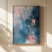 Baby Blue Large Abstract CANVAS PRINT, Horizontal Painting, Canvas ...