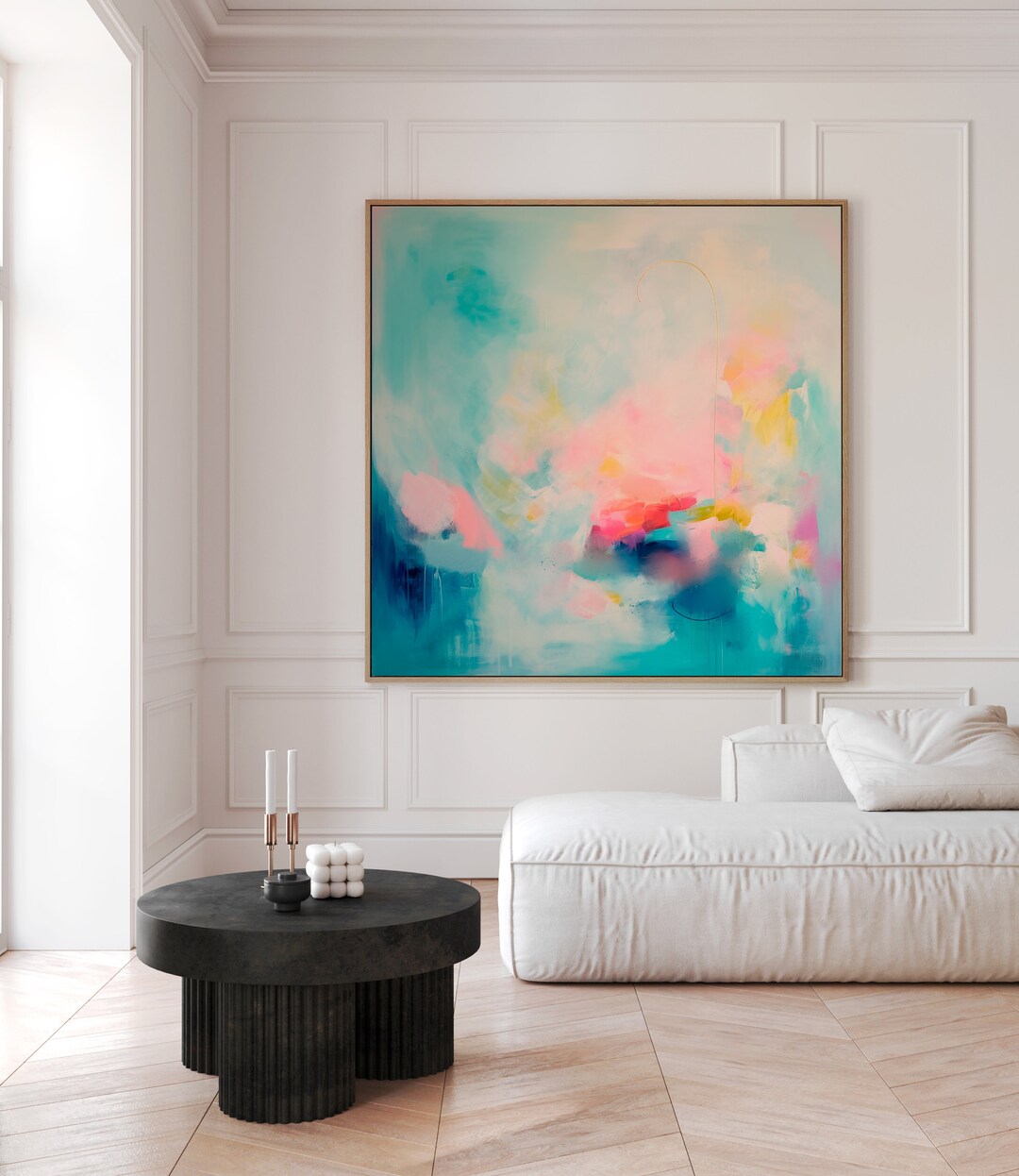 Colorful Modern Wall Art Bright Colorful Art Prints Canvas Wall Art ...