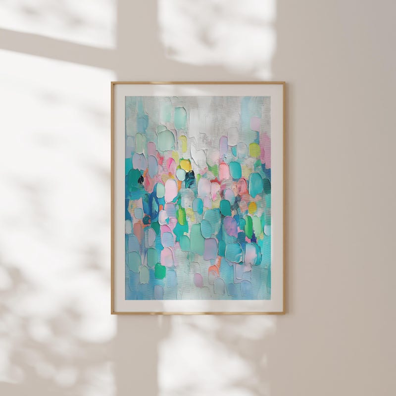 Large Colorful Art - Etsy