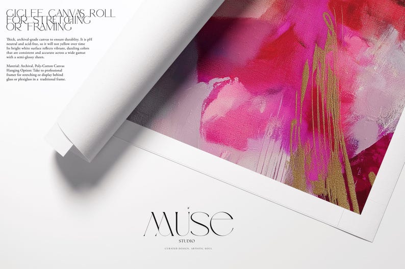 Fine Art Print by Muse Studio • Burgundy Abstract Giclee • Coquette ...