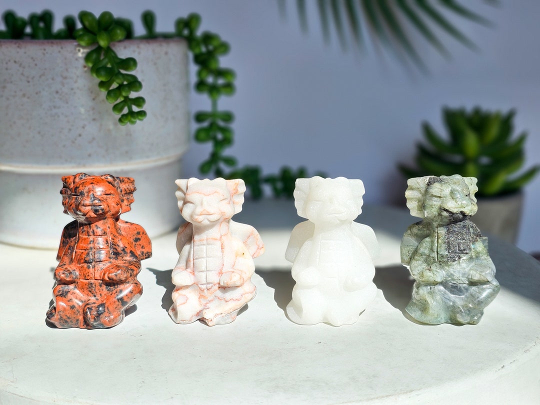 Beautiful Meditating Dragon Crystal Carvings - Crystal Dragons - Etsy
