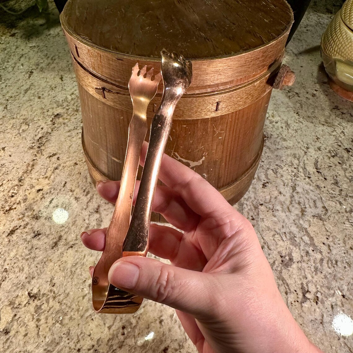 1950’s Jerywil Wooden Ice Bucket. (made Like a Firkin) Rustic Character ...
