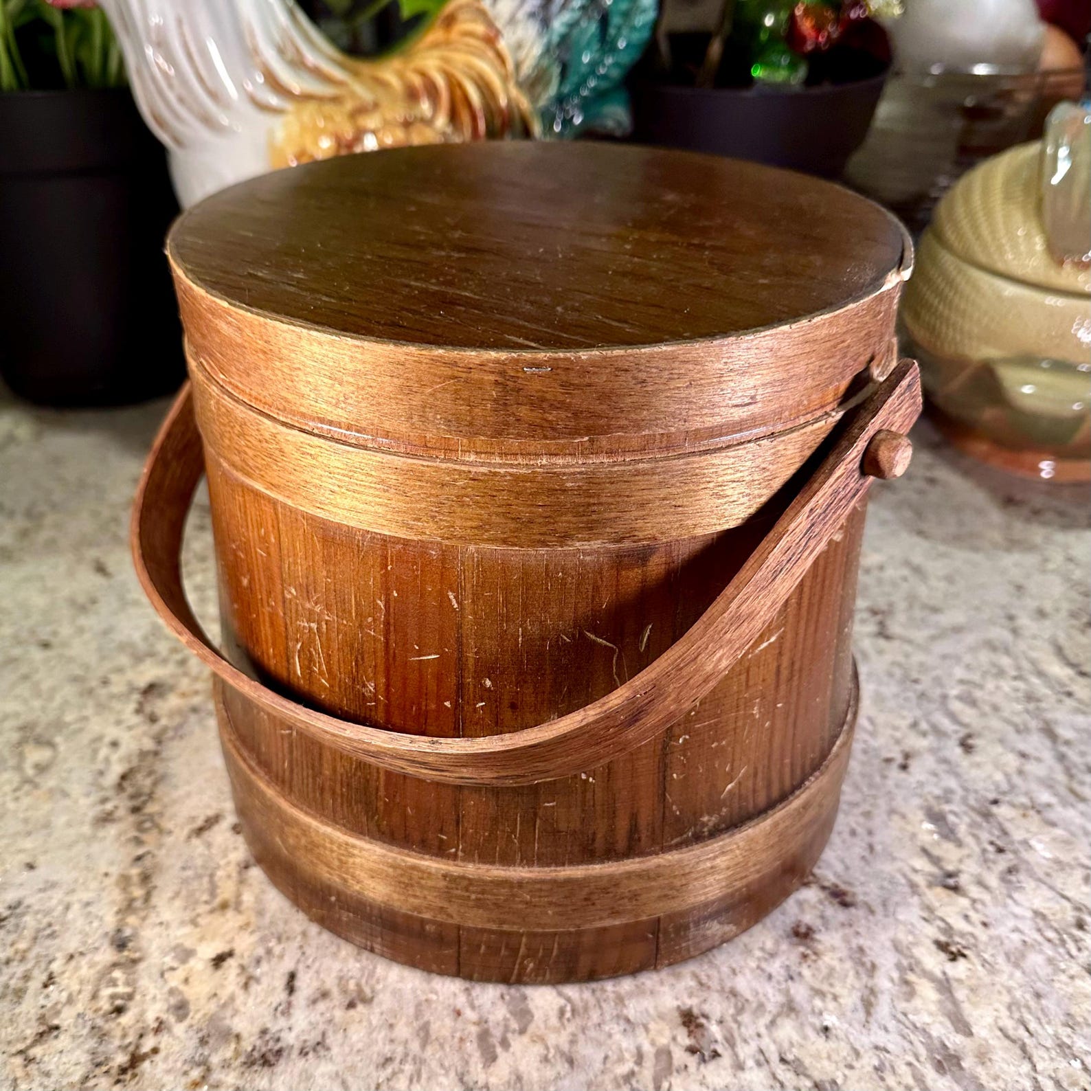 1950’s Jerywil Wooden Ice Bucket. (made Like a Firkin) Rustic Character ...