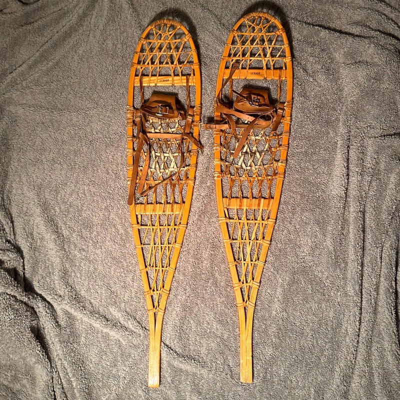 Vintage Snowshoes - Etsy